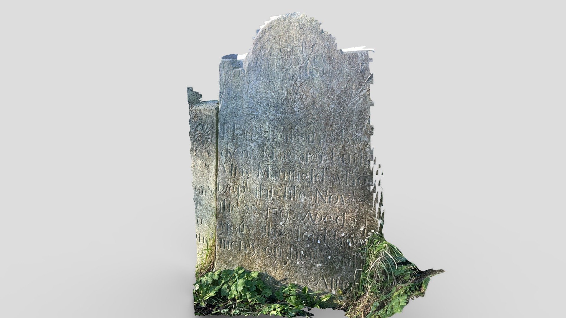 Ardmore graveyard headstone 'scan' - Download Free 3D model by Eachtra ...