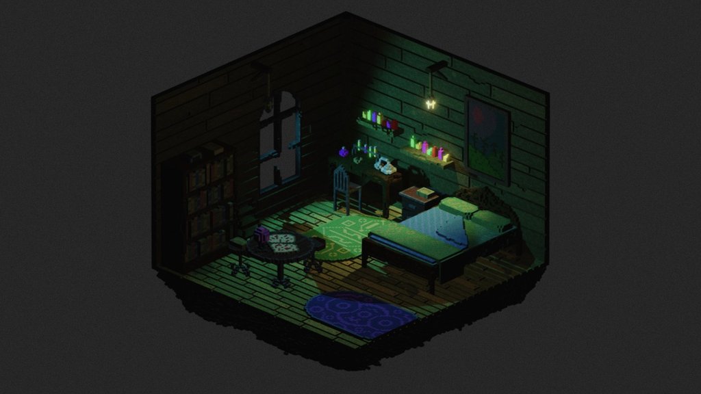 Alchemist's room - 3D model by Duneholy [2afa9b6] - Sketchfab