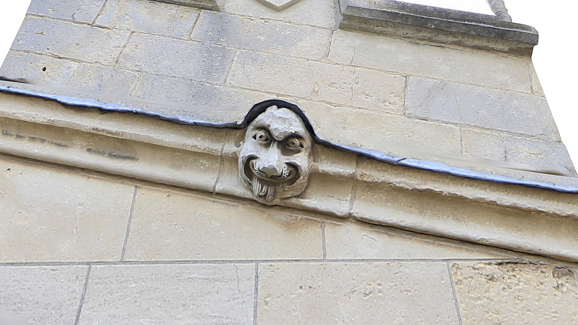 Disgorging beast label stop c.1883* - 3D model by Rochester Cathedral ...