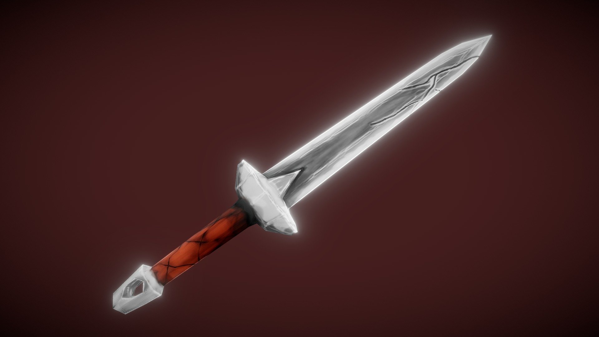HandPainted Broken Dagger - Download Free 3D model by Rishaki ...