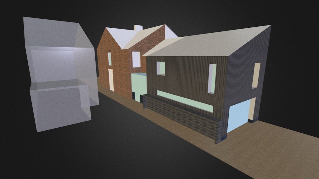 0007 New extension to semi detached house - 3D model by molior ...