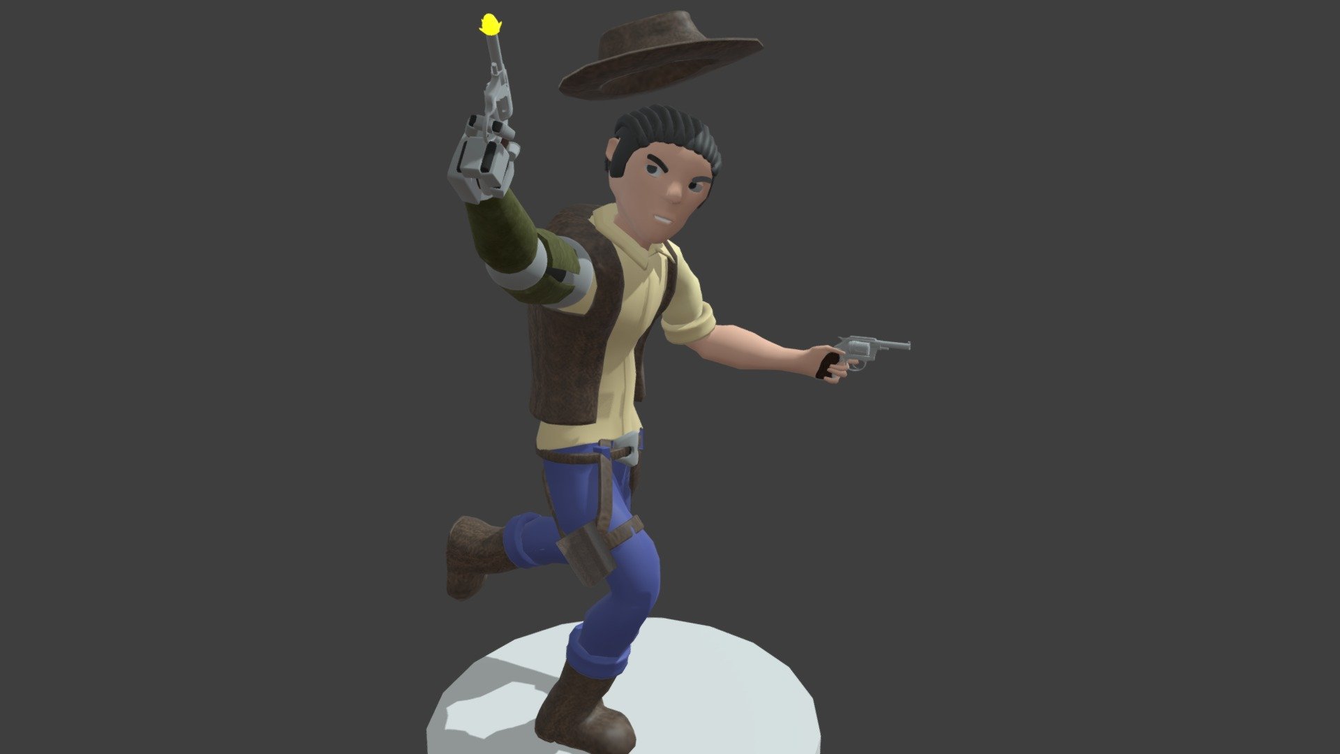 Cyborg Cowboy - 3D model by M.I.Mustaqim-Strike [2b03a85] - Sketchfab