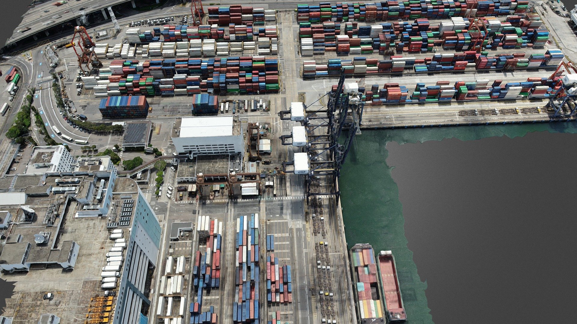 Container Terminal - 3D model by Peter93 [2b06c73] - Sketchfab