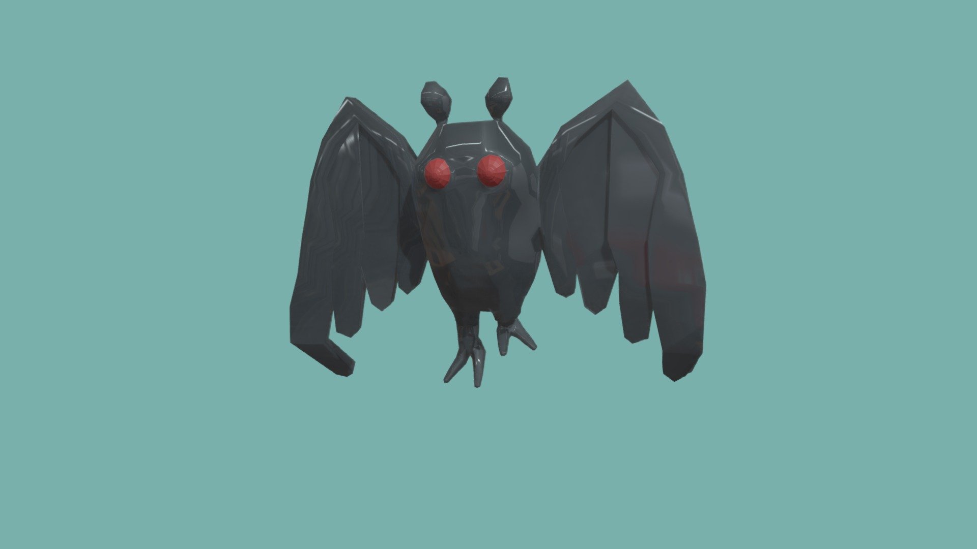 Mothman model - 3D model by Montserrat Ramos_ (@Moon_mermaid ...