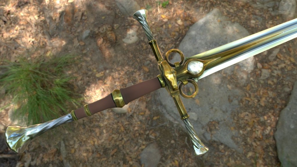 The Longsword of Mercurial Wrath - 3D model by zetheros [2b089b6 ...