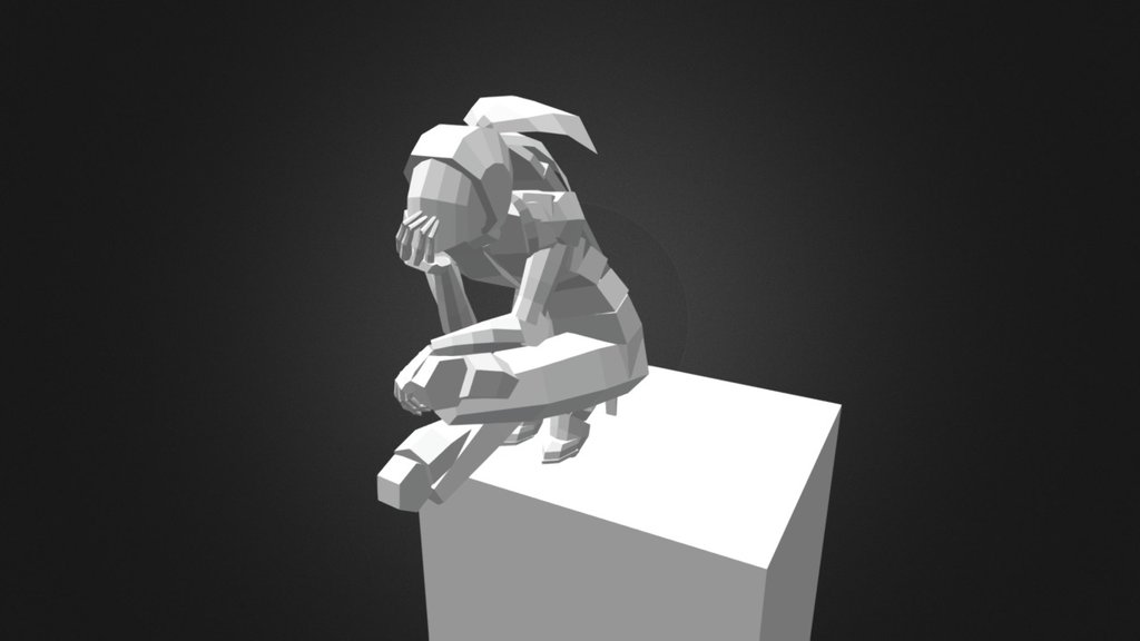 Winter Wolf Crouching - 3D model by Valthalin [2b0a83b] - Sketchfab