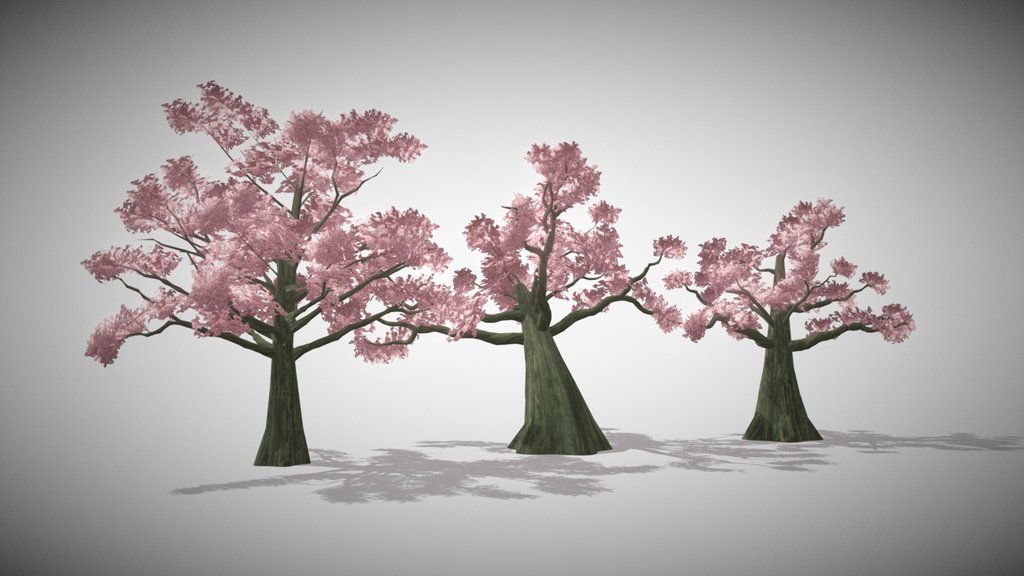 Animes Vegetation-Trees - A 3D model collection by JABAMI Production ...