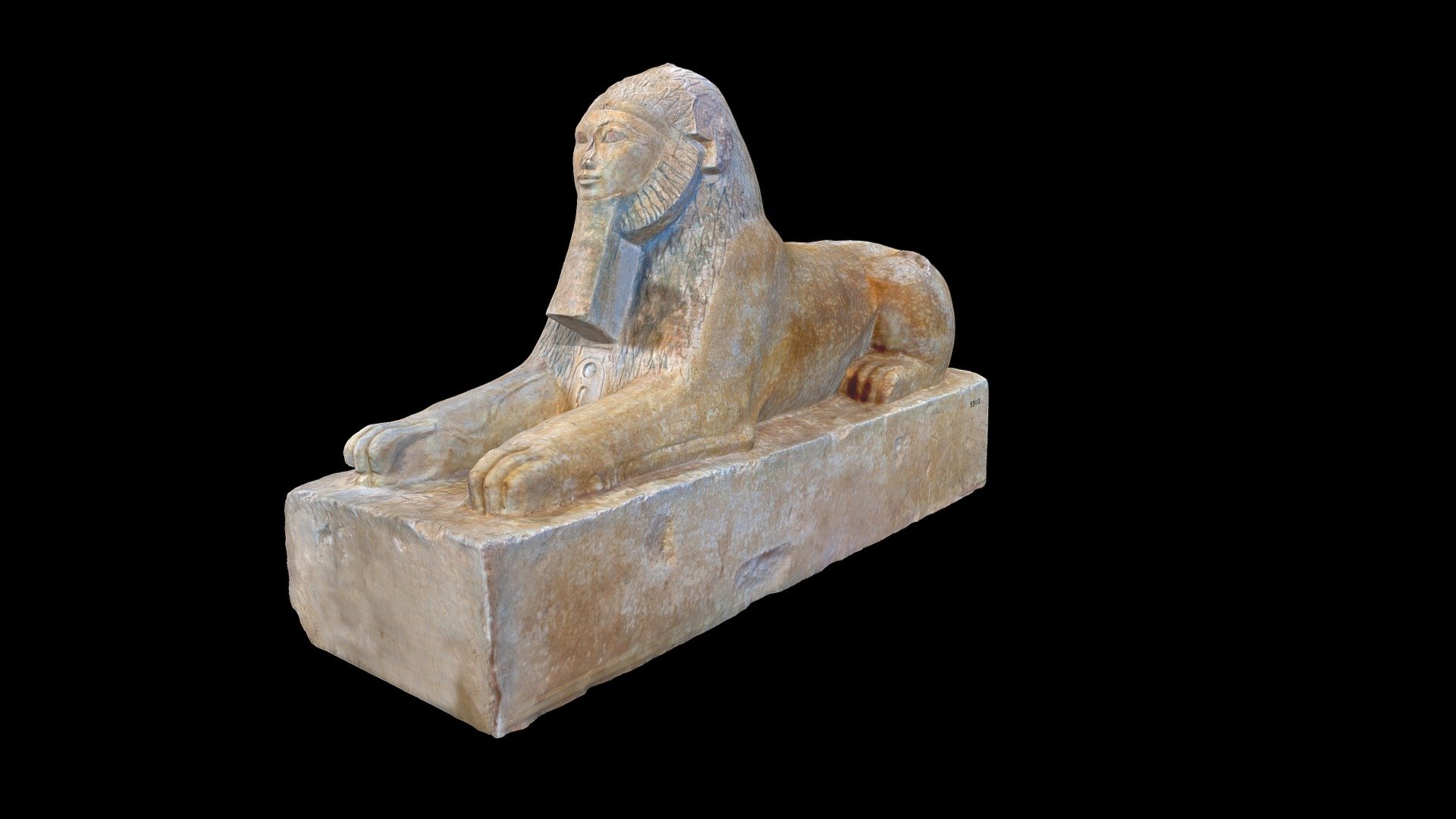Small Sphinx of Hatshepsut, Cairo Museum - 3D model by danderson4 ...
