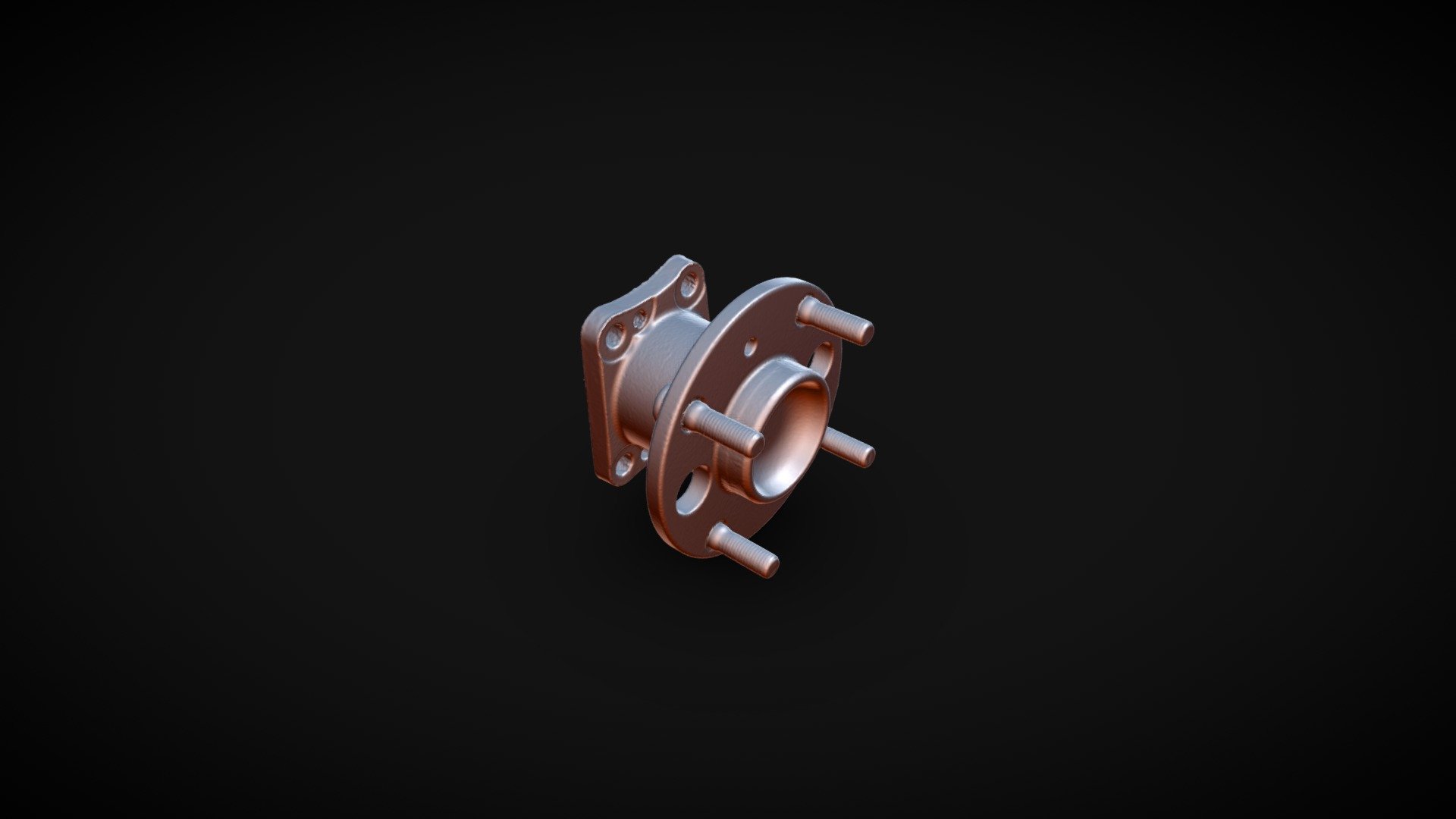 Wheel hub | UE11 - 3D model by MAD CAD LTD (@madcadltd) [2b10be0 ...