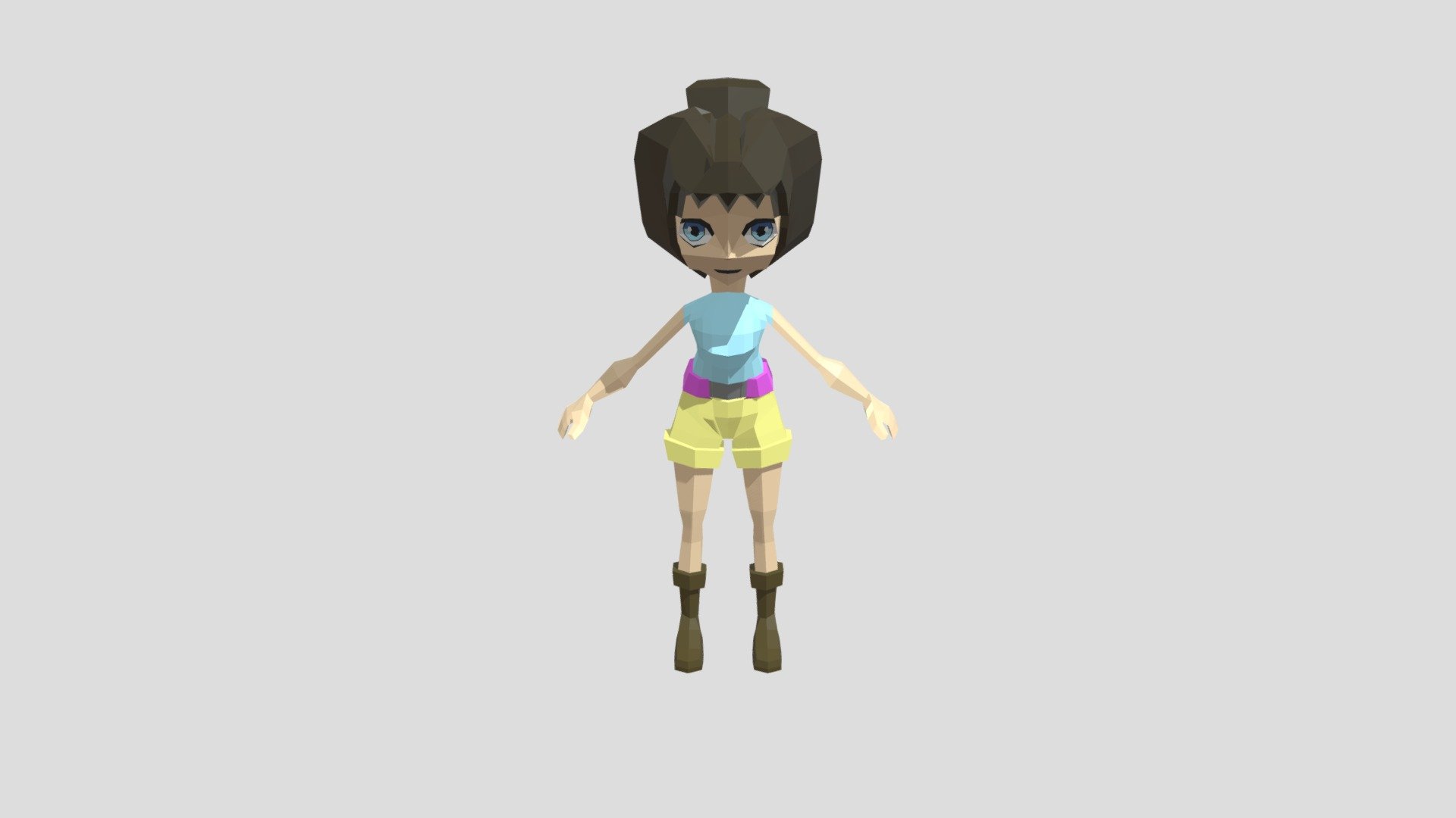 Low Poly Character - Download Free 3D model by Akinremi [2b113c4 ...