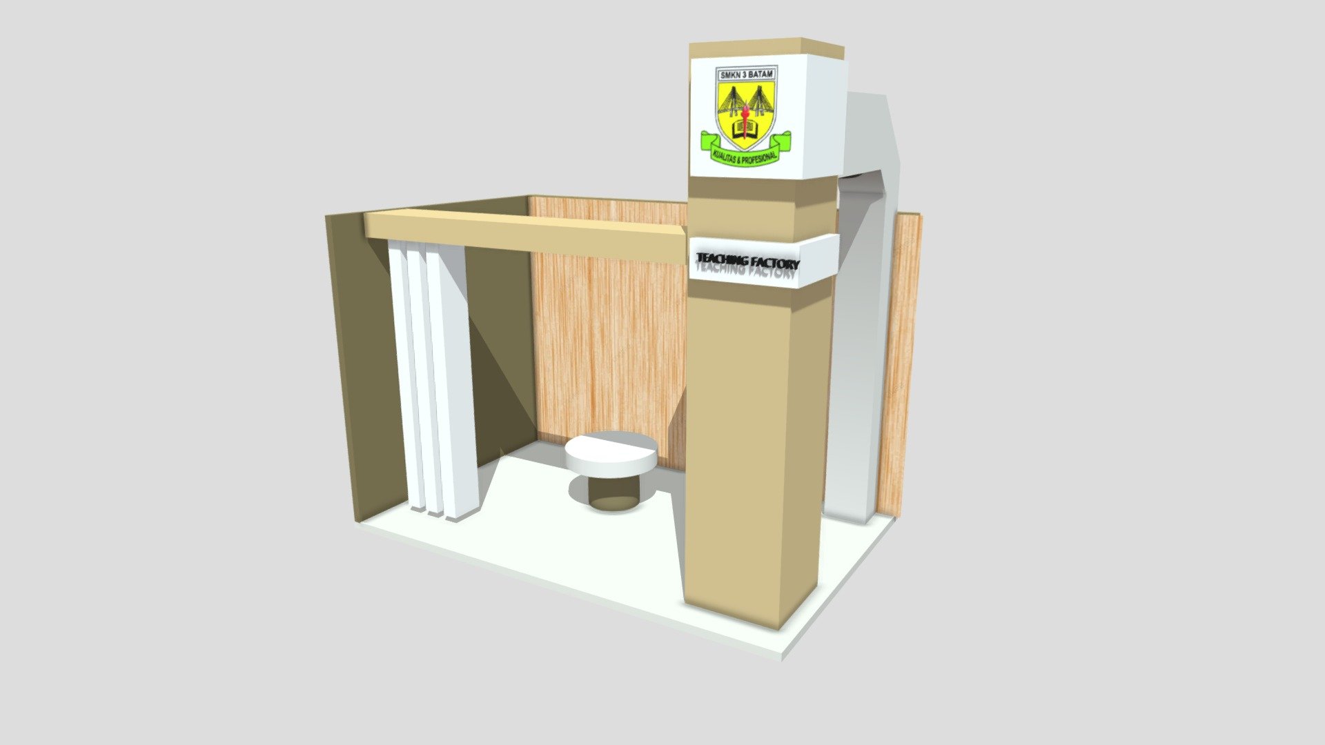 Booth Design - Download Free 3D model by breaktwo [2b11ff2] - Sketchfab