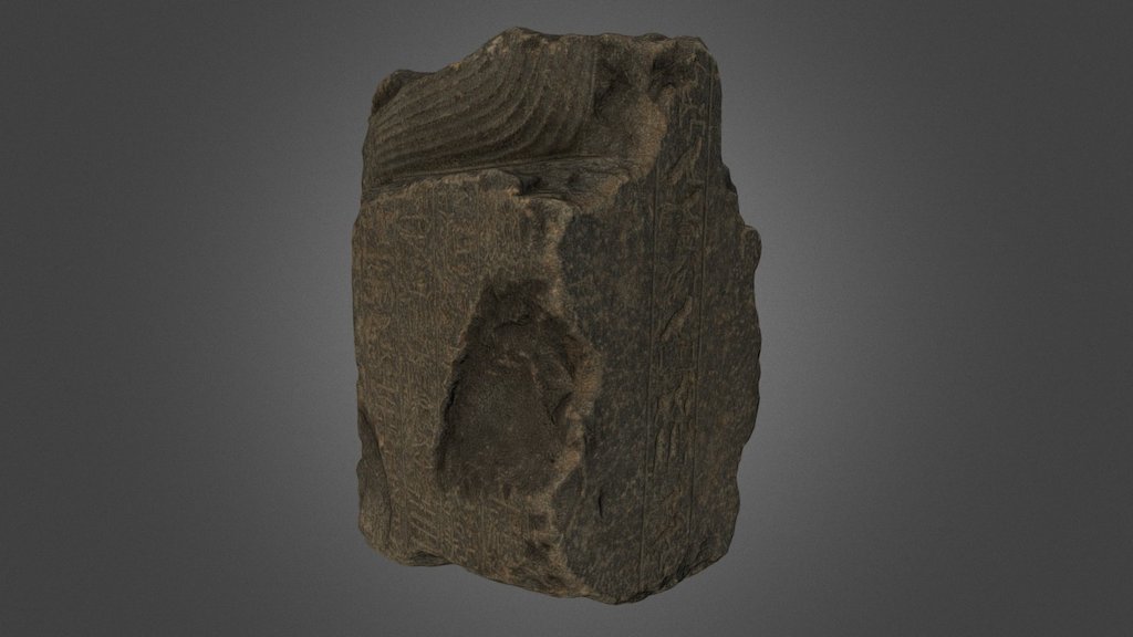Djehutihotep Statue from Tel Megiddo - Download Free 3D model by ...
