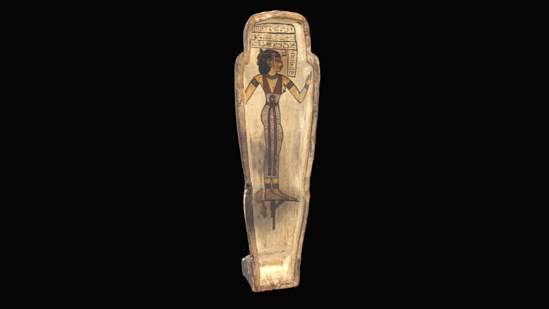 Ti-Ameny-Net Sarcophagus Lid 1 (VCU_3D_6642) - 3D model by Virtual Curation Lab ...