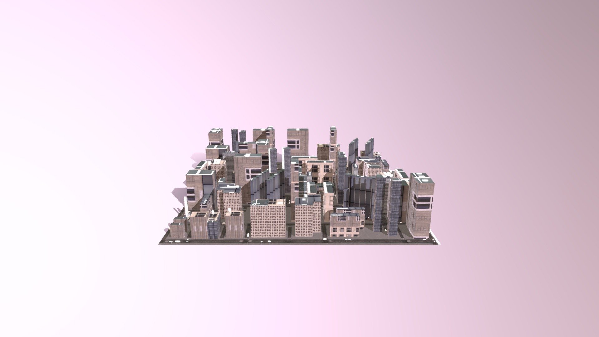 City - Download Free 3D model by frostbite0912 [2b15700] - Sketchfab