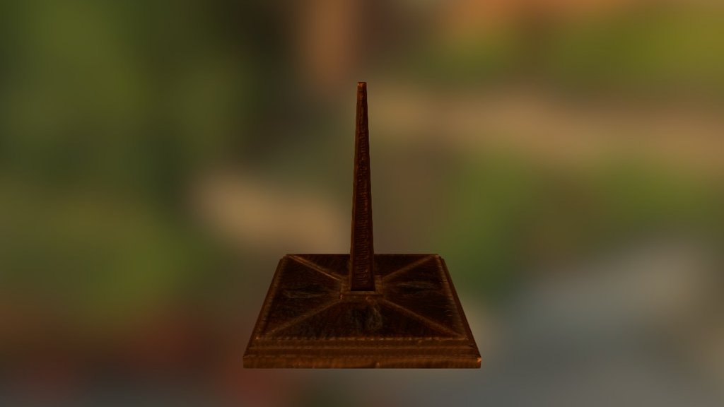 Obelisk Base - 3D model by Corne Coetzee (@corndizzledog) [2b17f34 ...