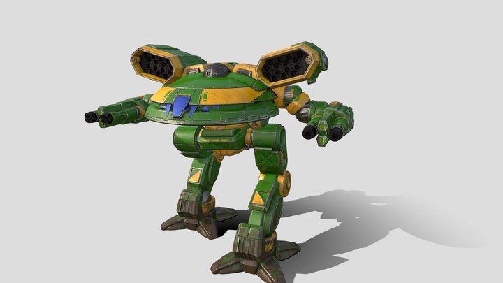 Battlemech 3D models - Sketchfab