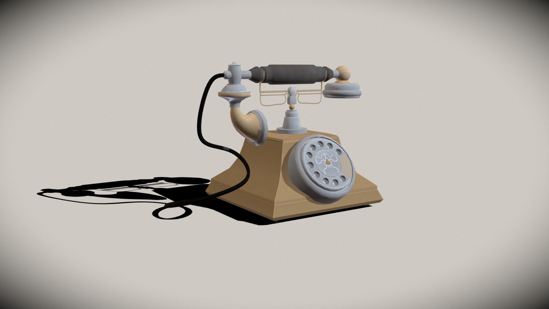 Old phone - 3D model by maximevincelette [2b19d5f] - Sketchfab