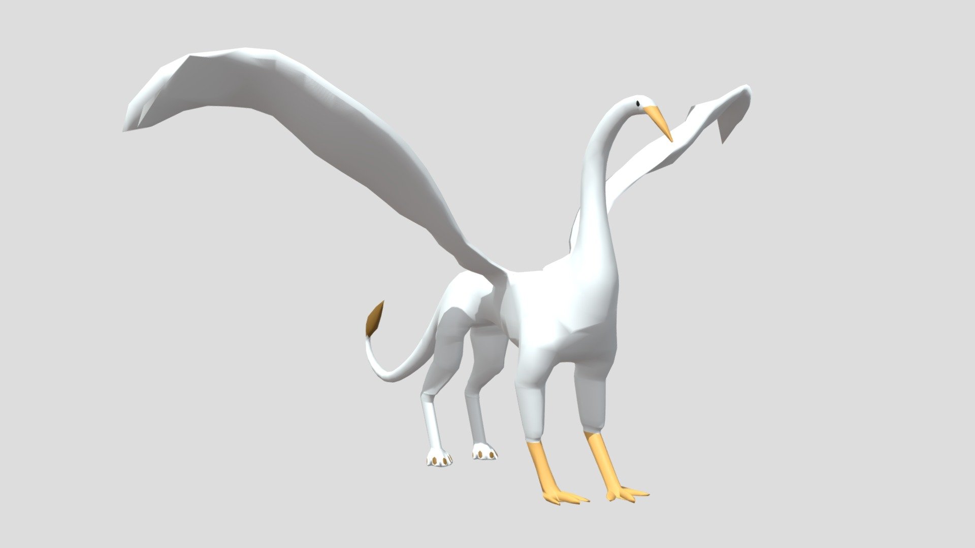 Griffin goose - 3D model by CabanaRen [2b19f8a] - Sketchfab