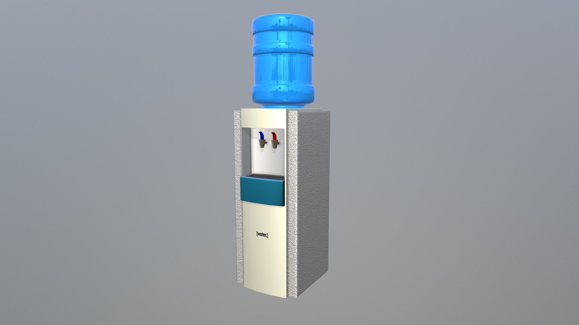Water Dispenser - 3D model by Bryan (@BryanSanchinolo) [2b1a76d ...