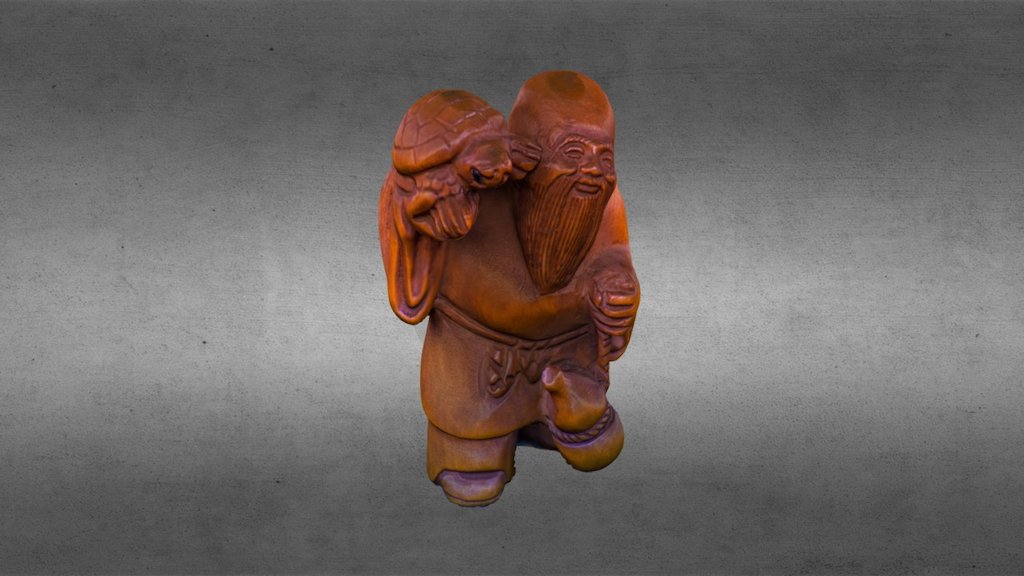 Immortal Elder with a turtle - 3D model by sebastienroy.ca [2b1b03d ...