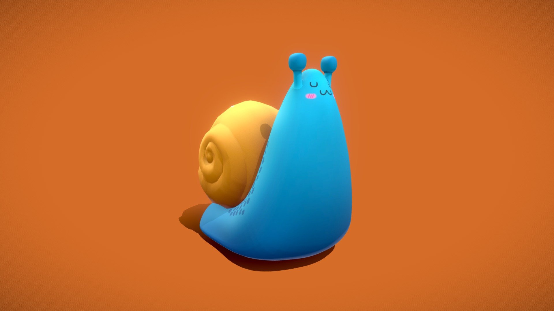 Snail stylized uWu - Download Free 3D model by Kyyy_24 ...