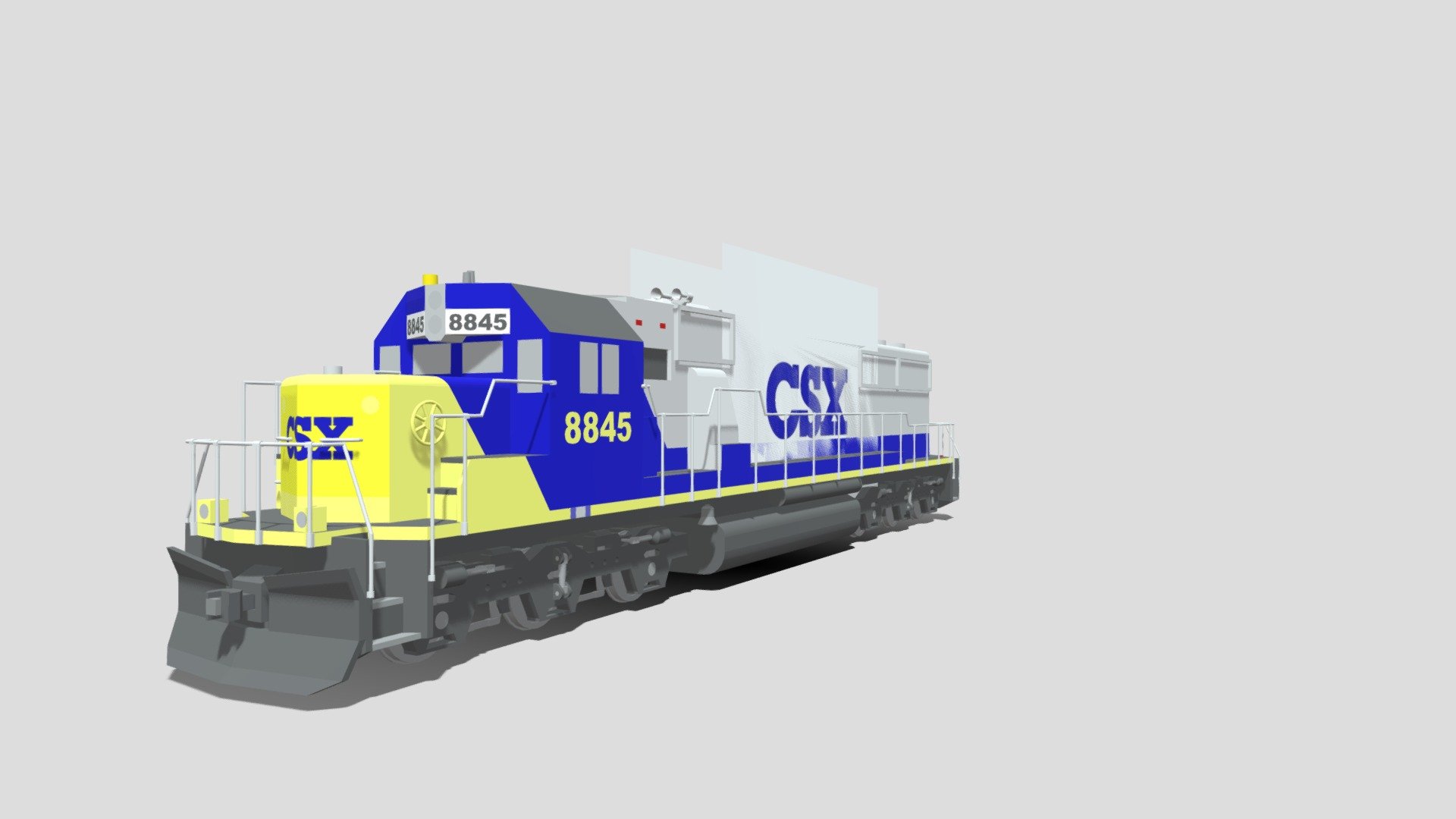 CSX SD60 - Download Free 3D model by zairiqzairiq [2b1b8bc] - Sketchfab
