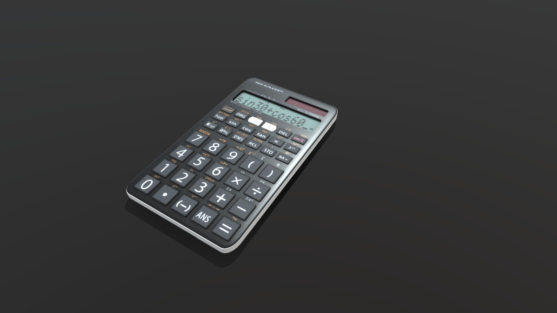 Sharp_Calculator - 3D model by ik.odiase [2b20a54] - Sketchfab