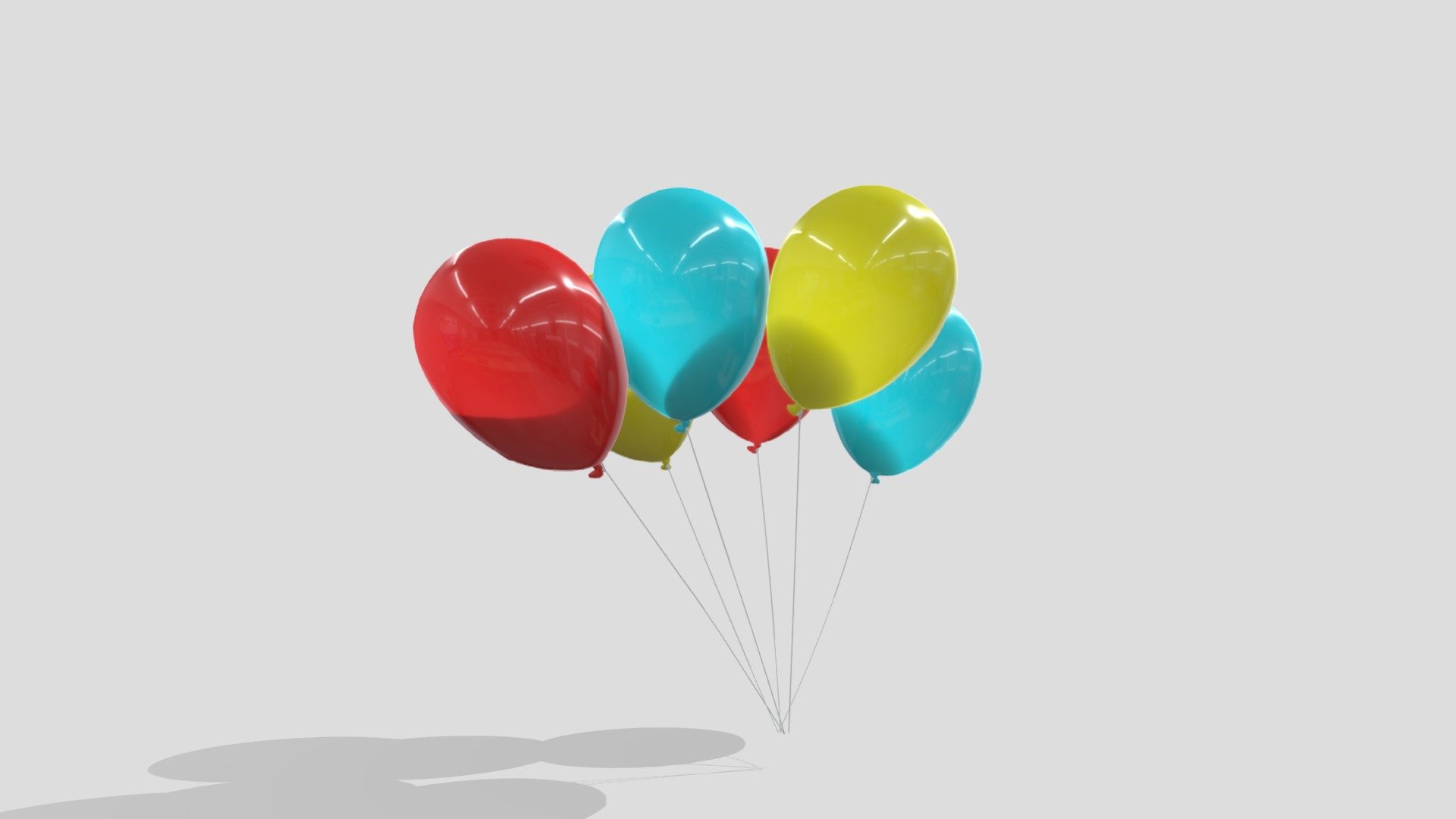 Balloon 01 6 Looping - Buy Royalty Free 3D model by paulyang [2b22cb9 ...