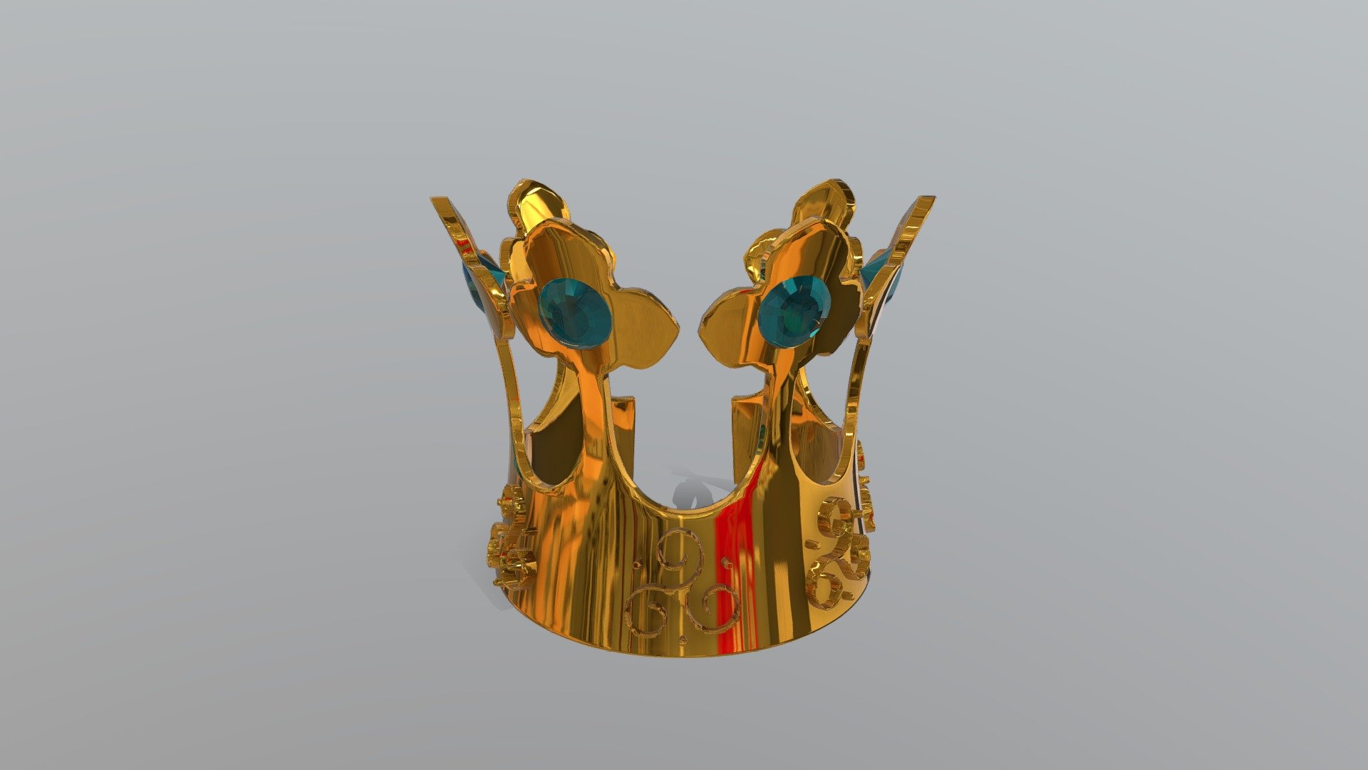 Crown - 3D model by AlyssaJansen [2b23c33] - Sketchfab