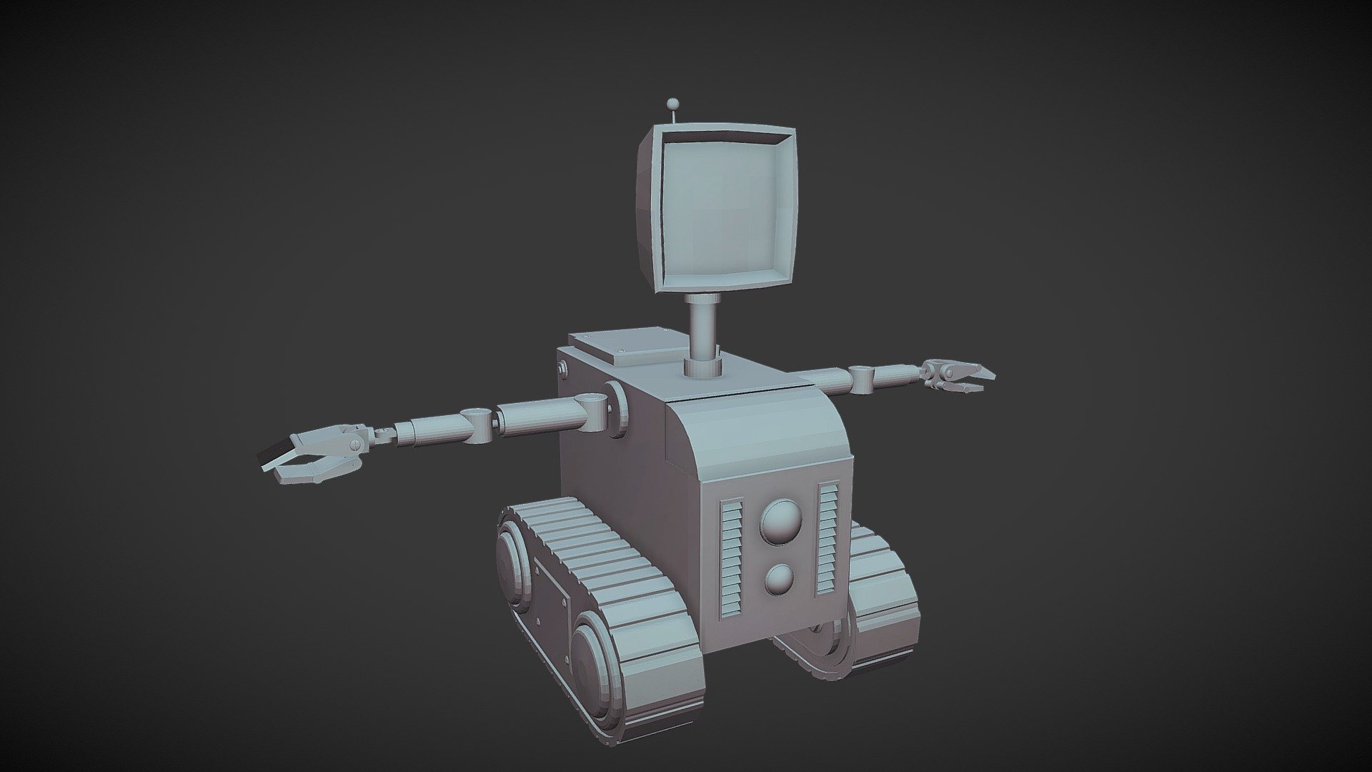 Robot/Mars Rover - 3D model by kmeierhofer [2b25232] - Sketchfab