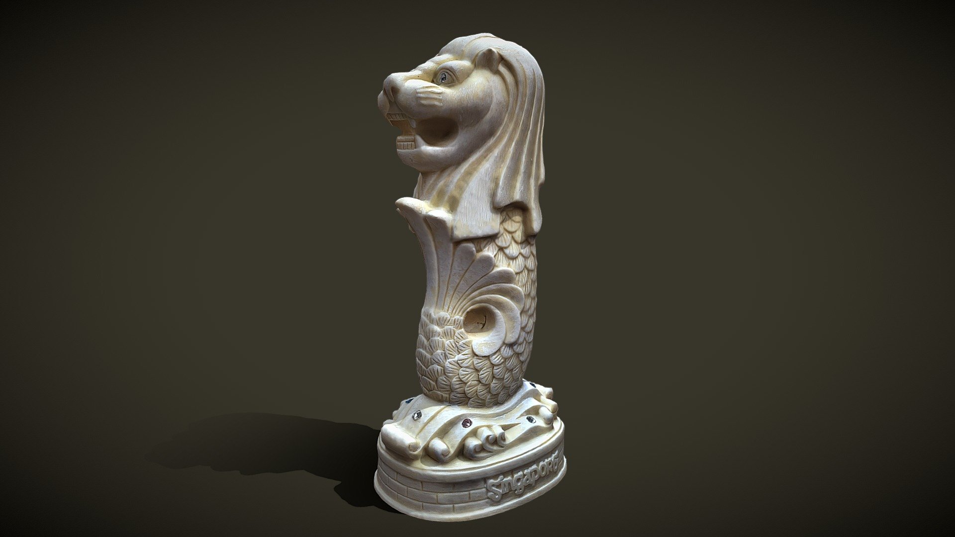 Merlion | Singapore v2 - Buy Royalty Free 3D model by KimtueKP [2b25795 ...