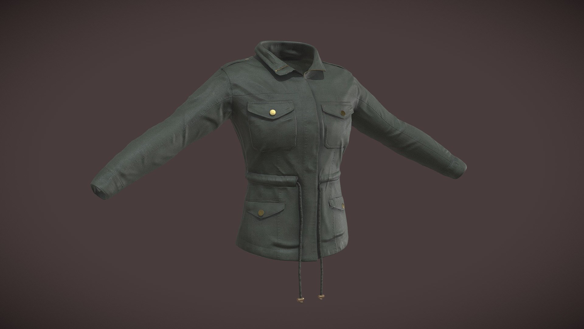 Utility Jacket - 3D model by SavannahKoch [2b259f9] - Sketchfab