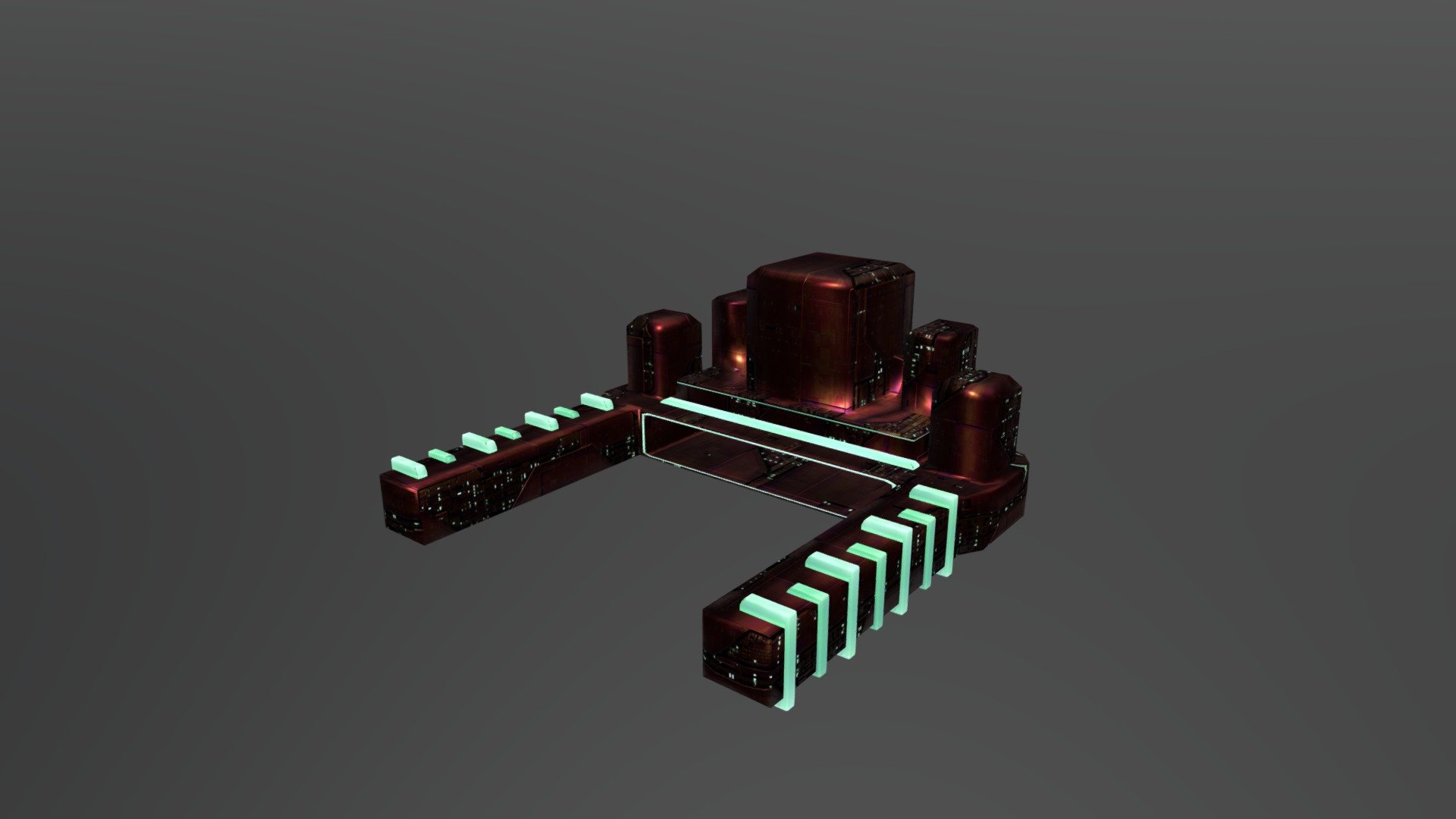Alien Missile Ship Production Building - 3D model by Cheyenne.Bockart ...
