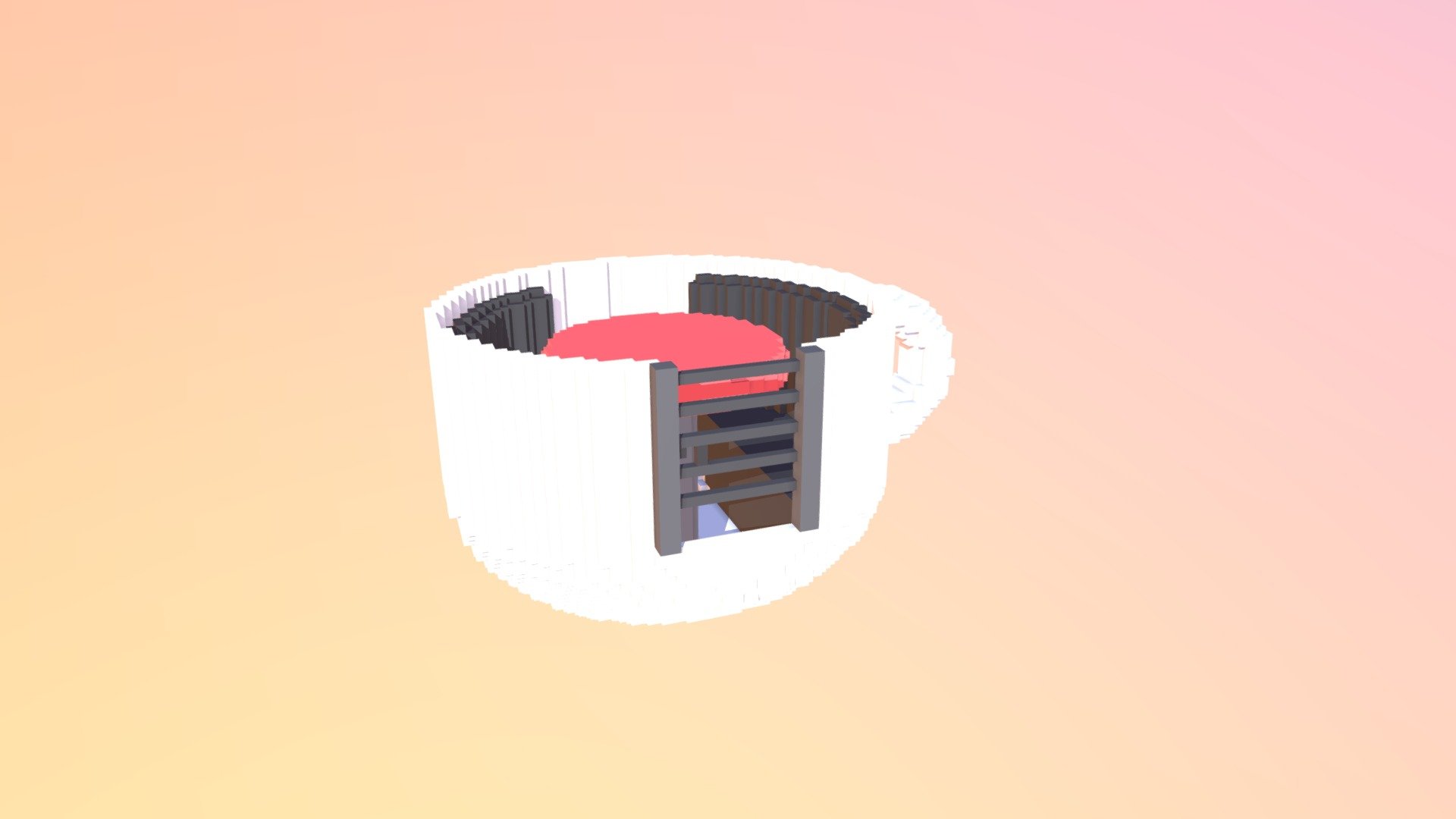 Cart Tasse - 32 bit - 3D model by LouShunt [2b25ce8] - Sketchfab