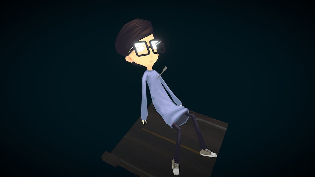 Character dead - 3D model by fatsnail [2b25d67] - Sketchfab