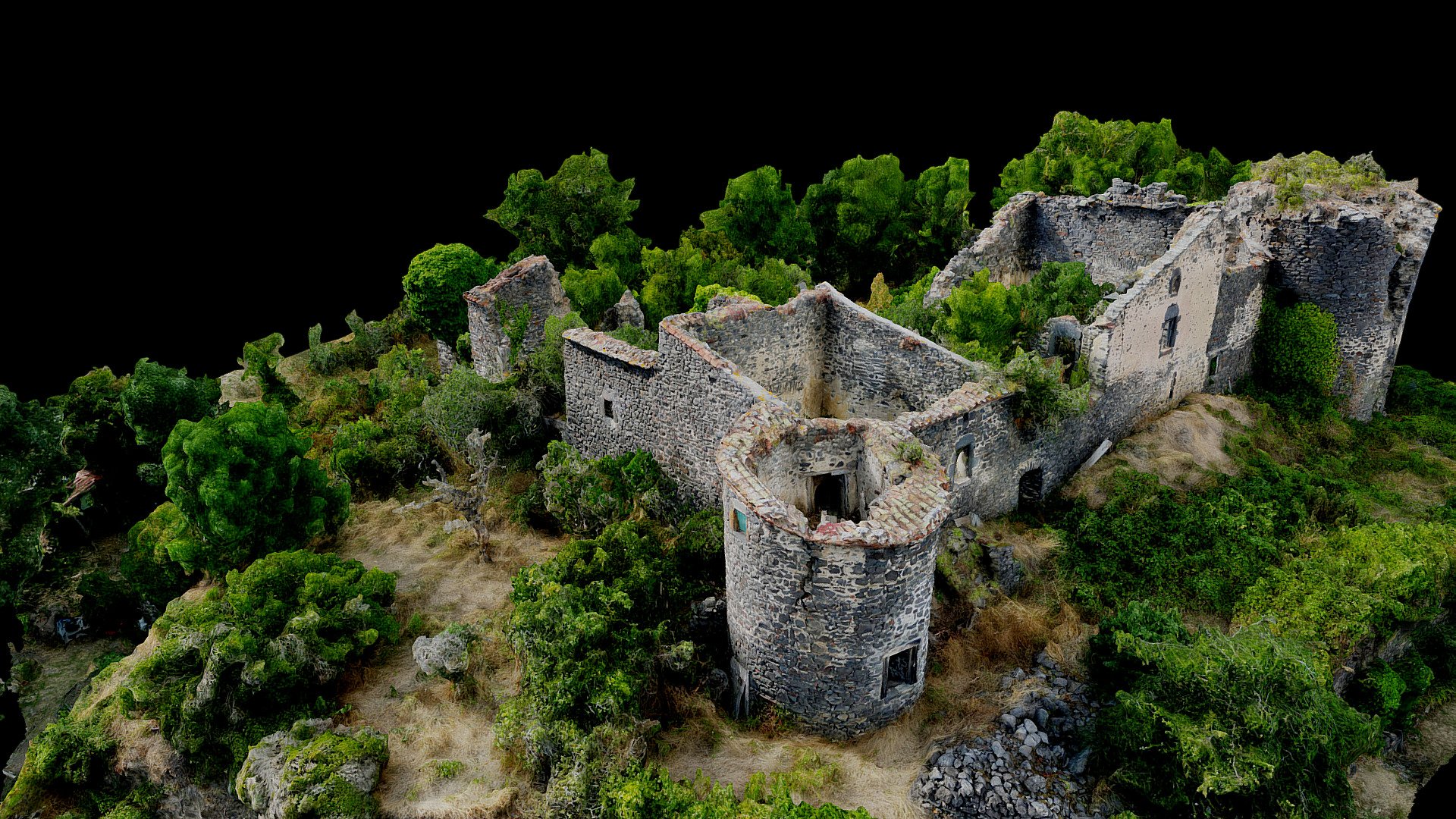 Château de Chalet dans le 15 (manque données) - 3D model by lesruinesdescivilisations [2b2769e ...