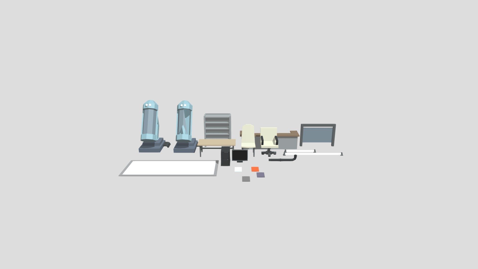 Low Poly Laboratorium Props - 3D model by syeds shoaib (@syeds ...