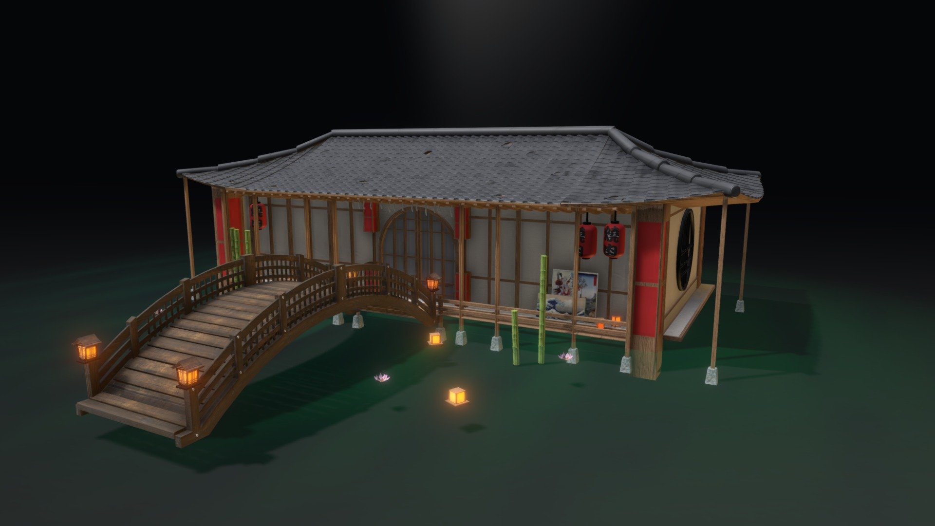 Asset_ My version of the japanese House - 3D model by Maxime Hubin ...