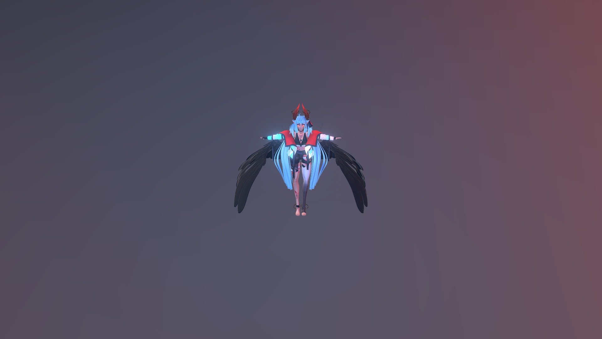 Yasha Oni Vtuber model - 3D model by Byu_ [2b2c36f] - Sketchfab