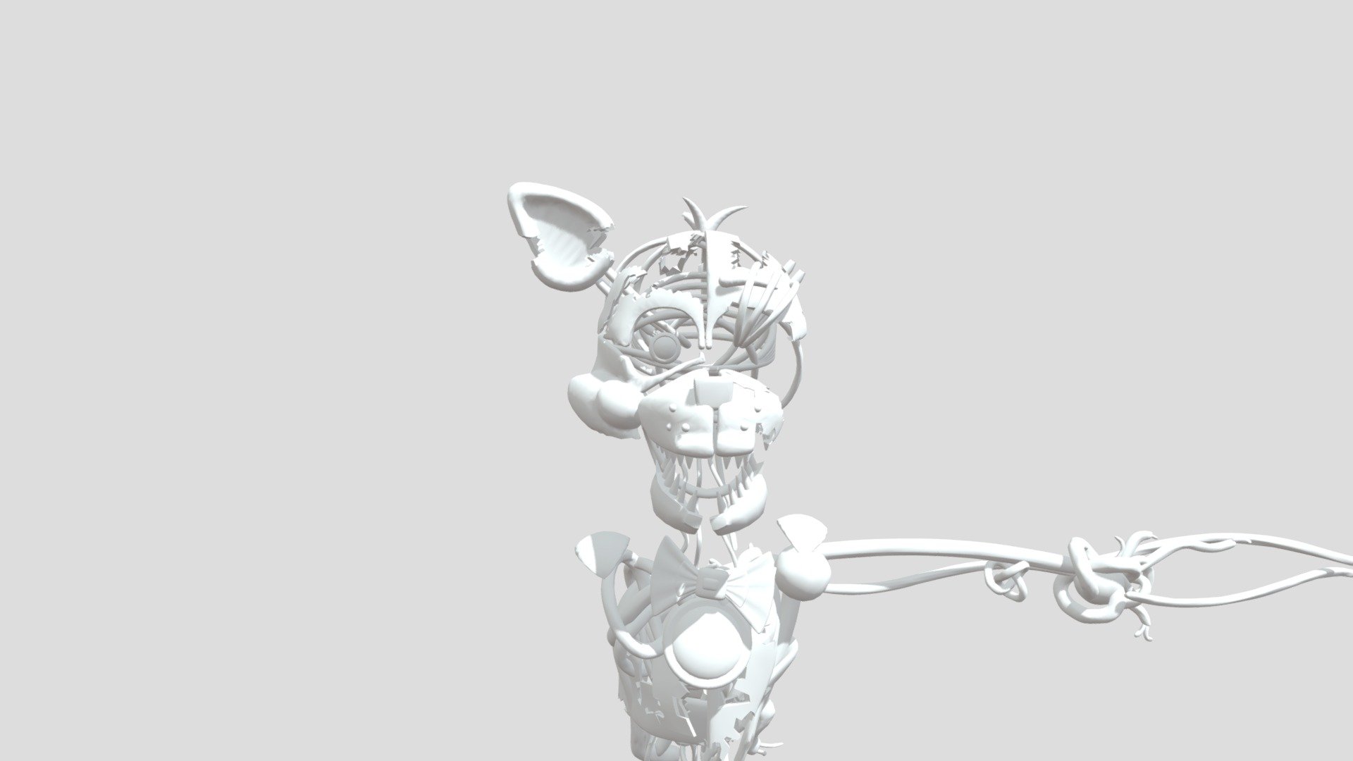 Molten Funtime Foxy by BunZai - Download Free 3D model by Broken down ...