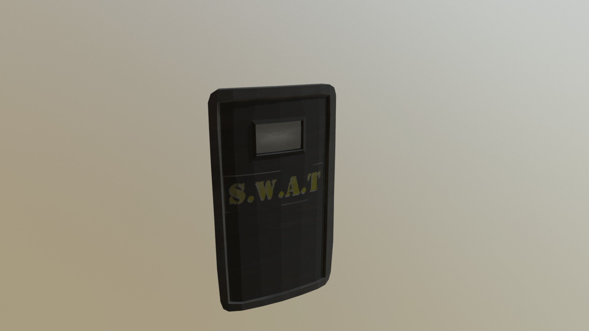 Riot Shield - 3D model by Tyler-Bates [2b2c77b] - Sketchfab