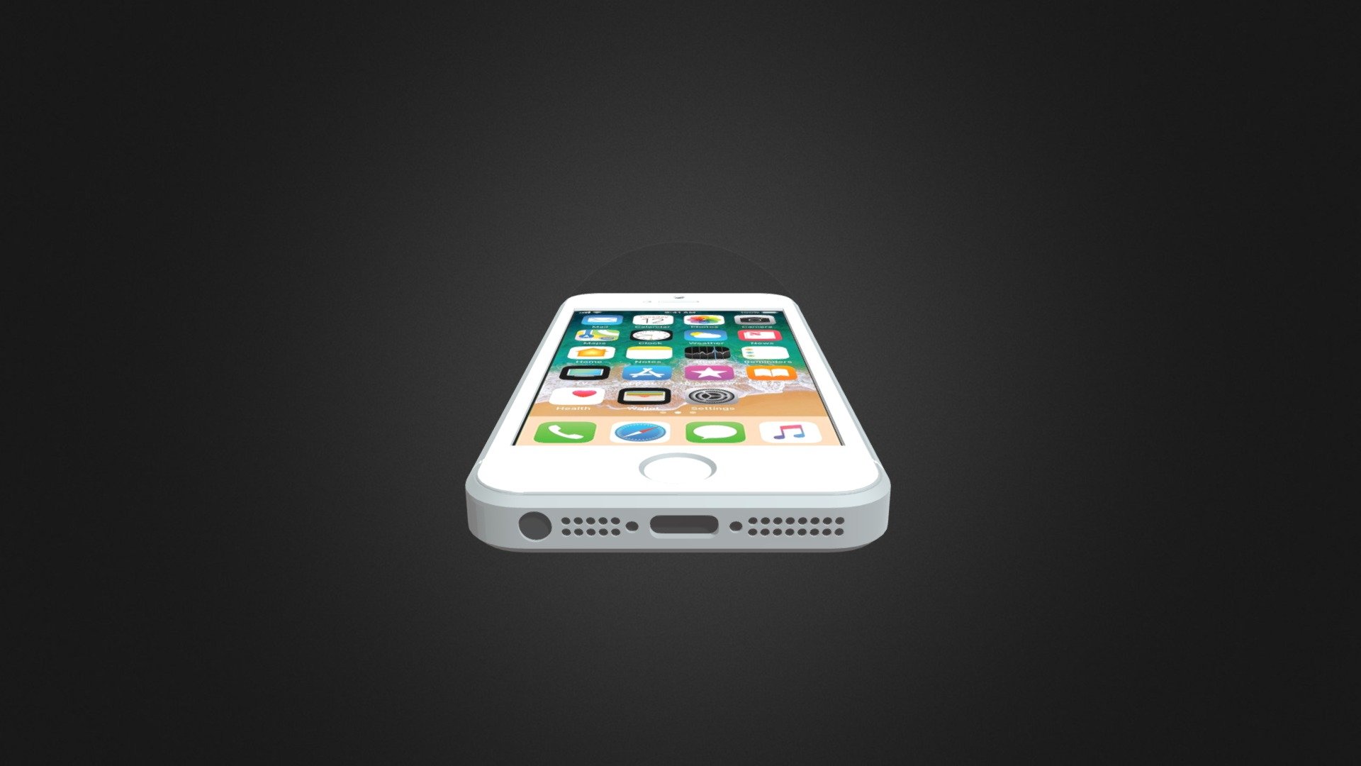 Iphone Se Model - Download Free 3D model by sedayuzlu [2b2e16f] - Sketchfab