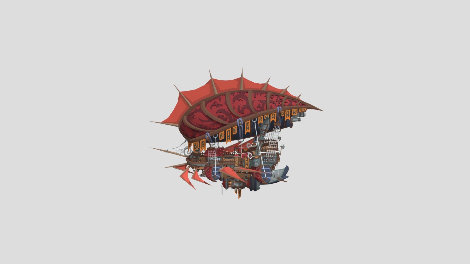 Flying ship - Download Free 3D model by DexPicPlaytop [2b2e26f] - Sketchfab