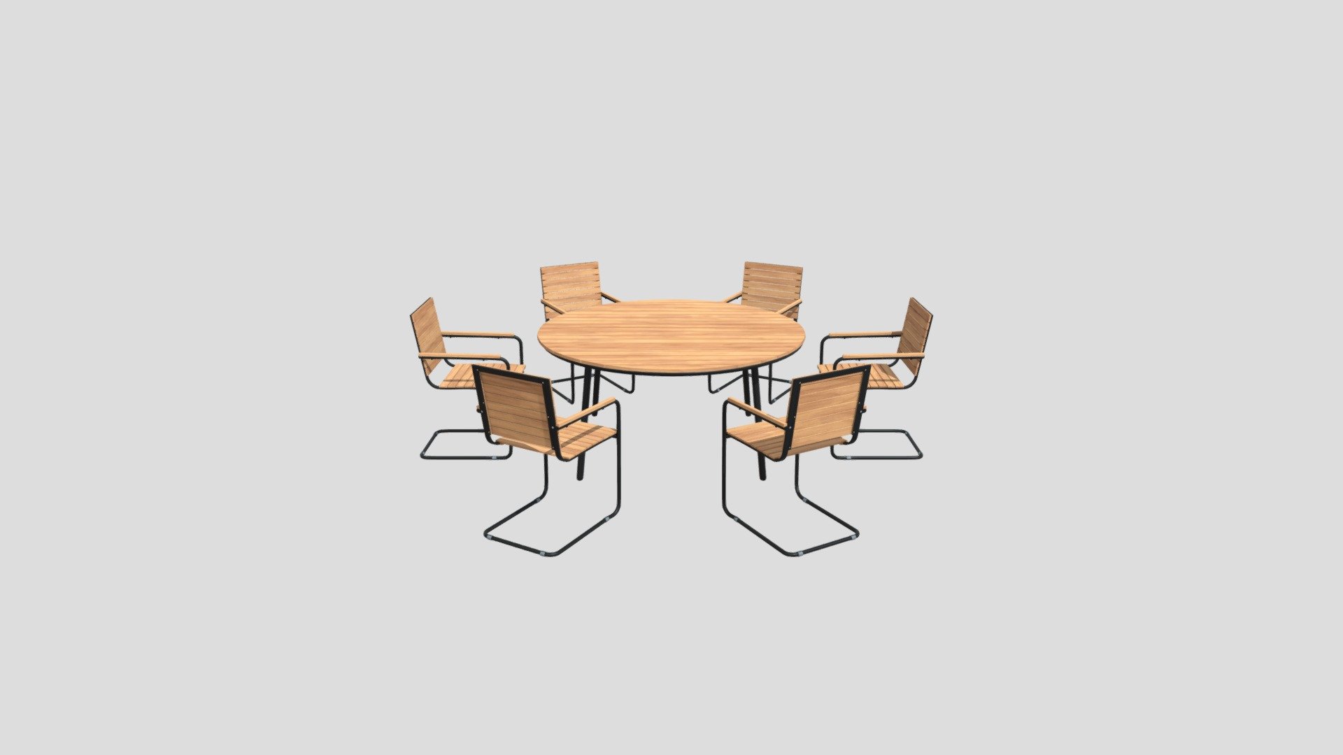Malo and Reso dining set - Buy Royalty Free 3D model by ...