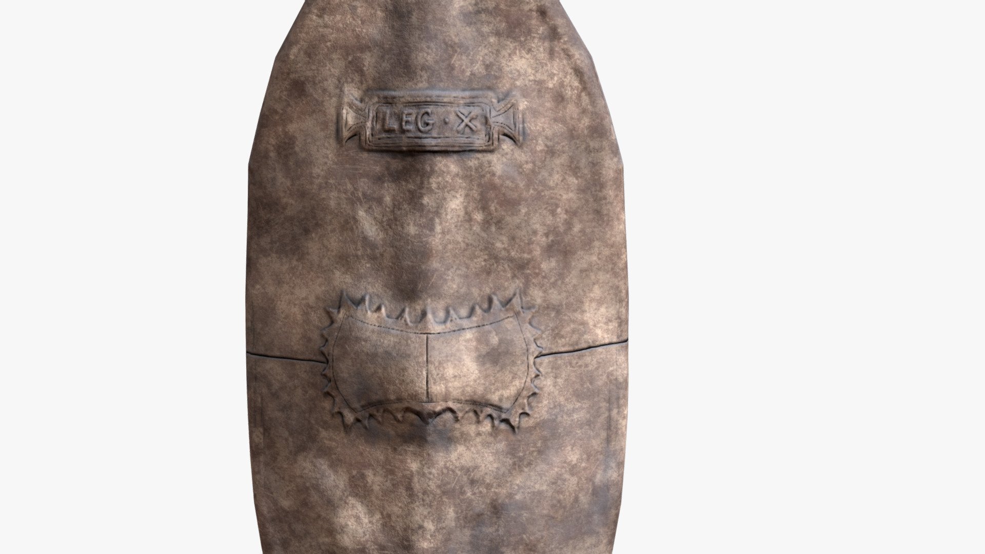 Roman Republican shield covered 58–49 BC - Download Free 3D model by ...