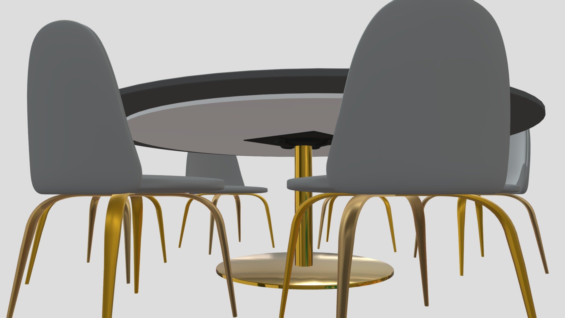 Table and chairs - 3D model by AhmadM488 [2b317ca] - Sketchfab