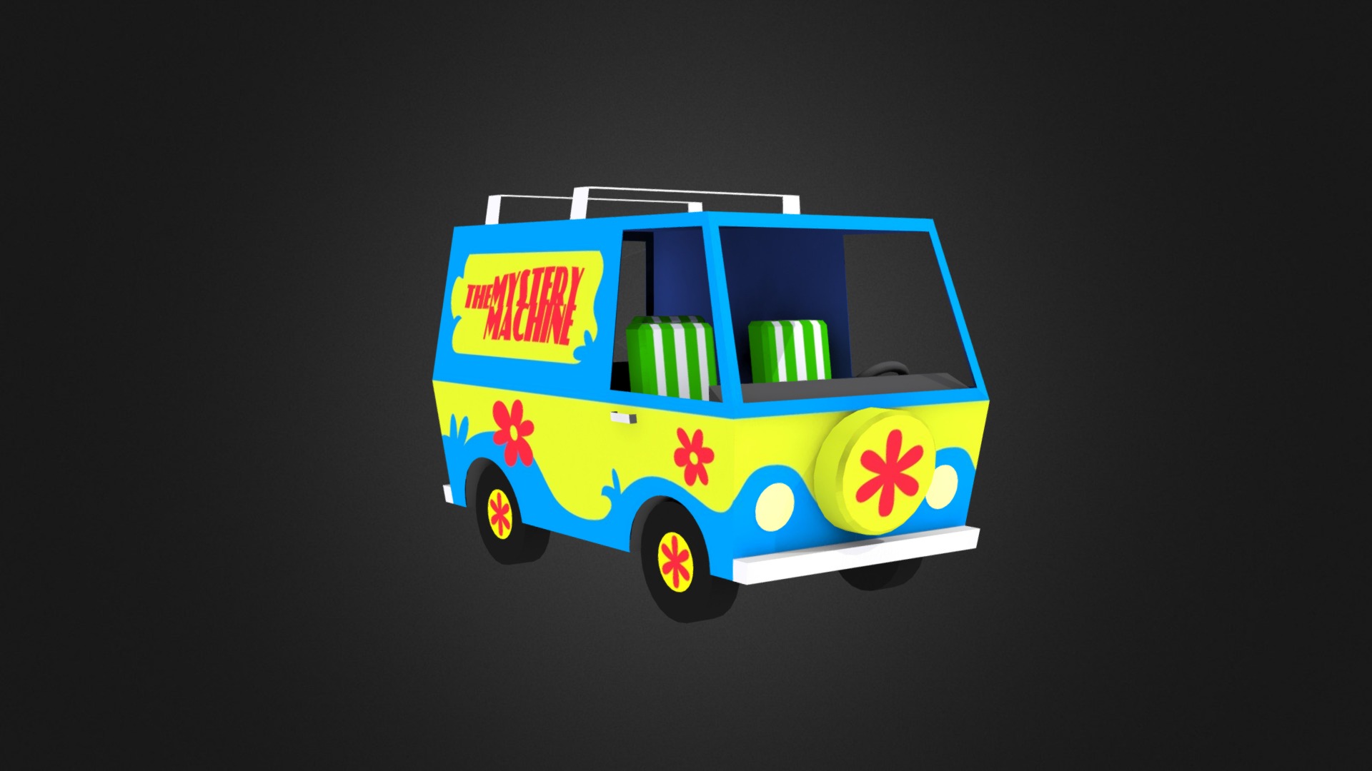 Mystery Machine - 3D model by CHR (@CHRYesterday) [2b325f1] - Sketchfab