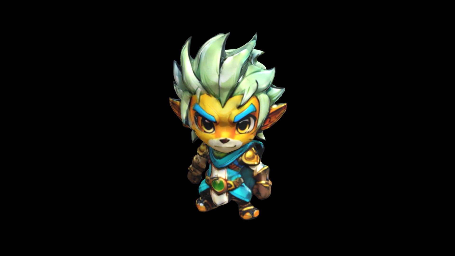 Battle Boy with Anxious Expression The charact - Download Free 3D model ...