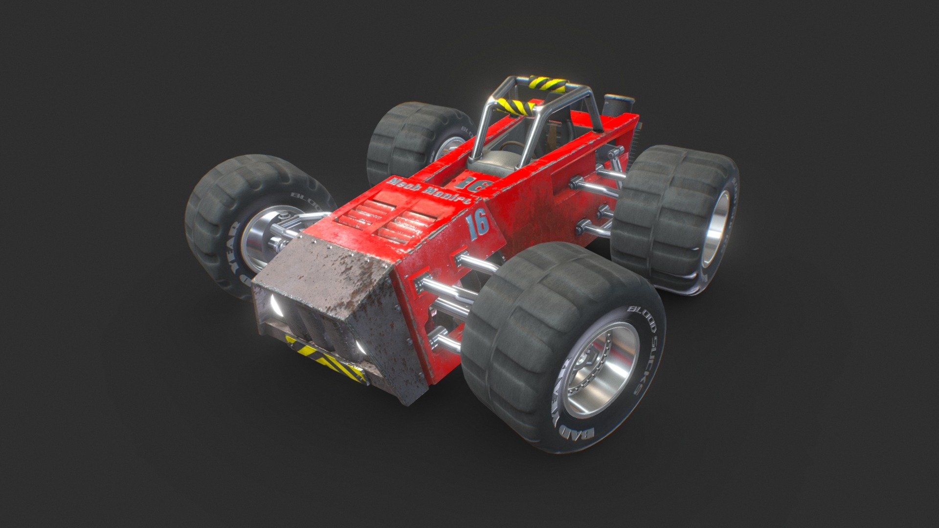 Your Very Grungy Buster - Download Free 3D model by Jorma Rysky (@Rysky ...