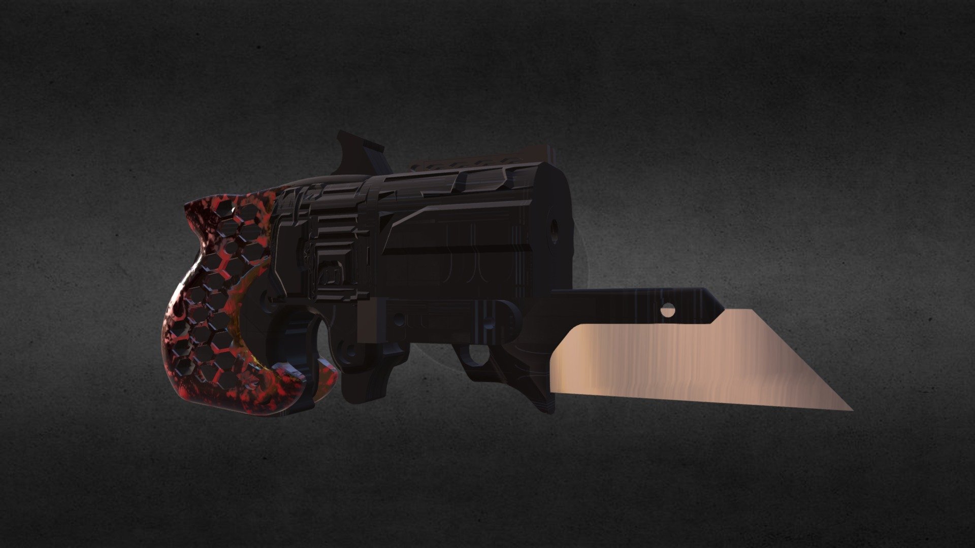 Razor Gun - Download Free 3D model by tl0615 [2b3525b] - Sketchfab